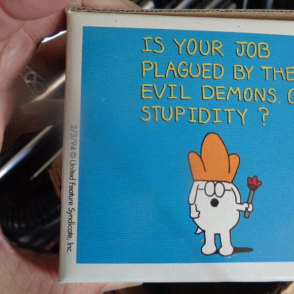 Dilbert | Kitchen | Dilbert Devil Cup Gift Nib Vintage | Poshmark